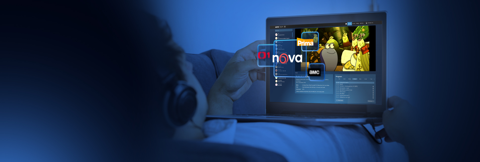 ANTIK WebTV – Sledování TV přes počítač na webu